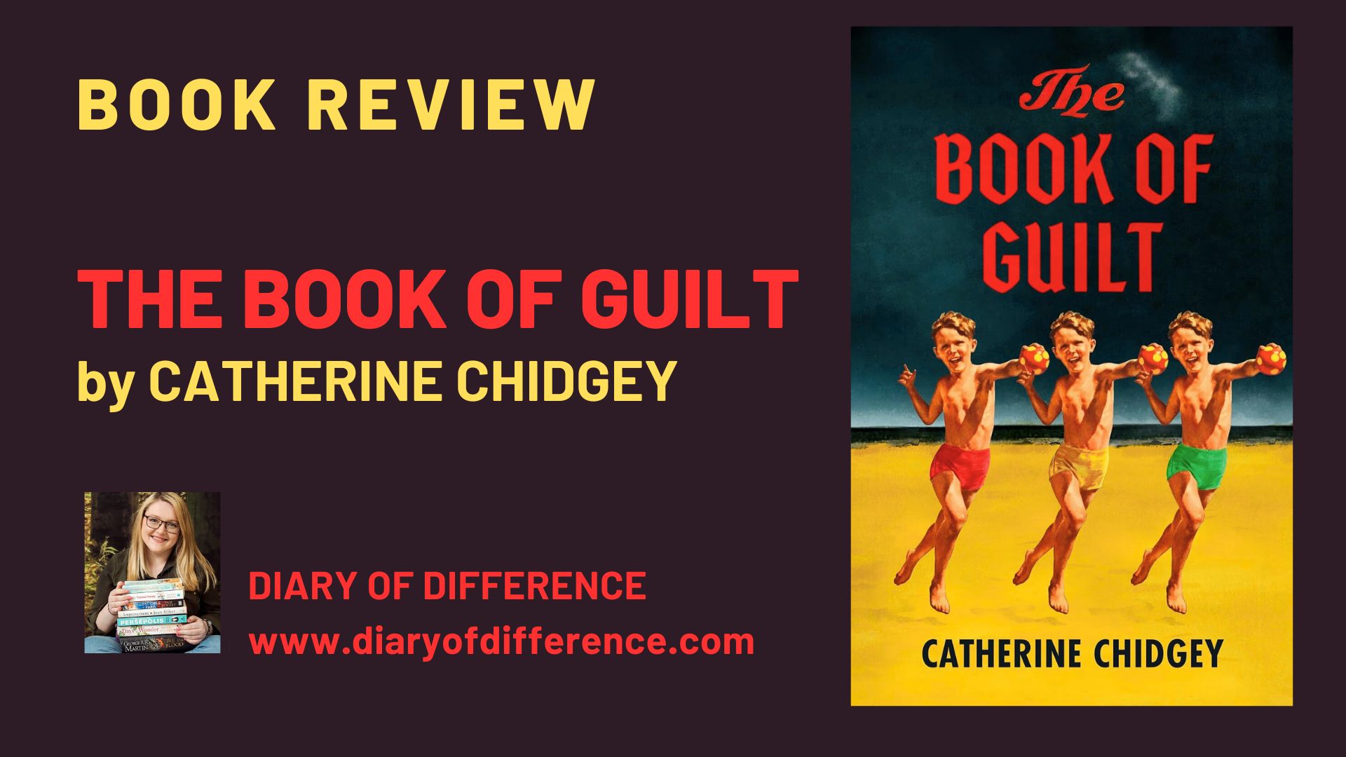 The Book Of Guilt by Catherine Chidgey [BOOK REVIEW] - Diary of Difference